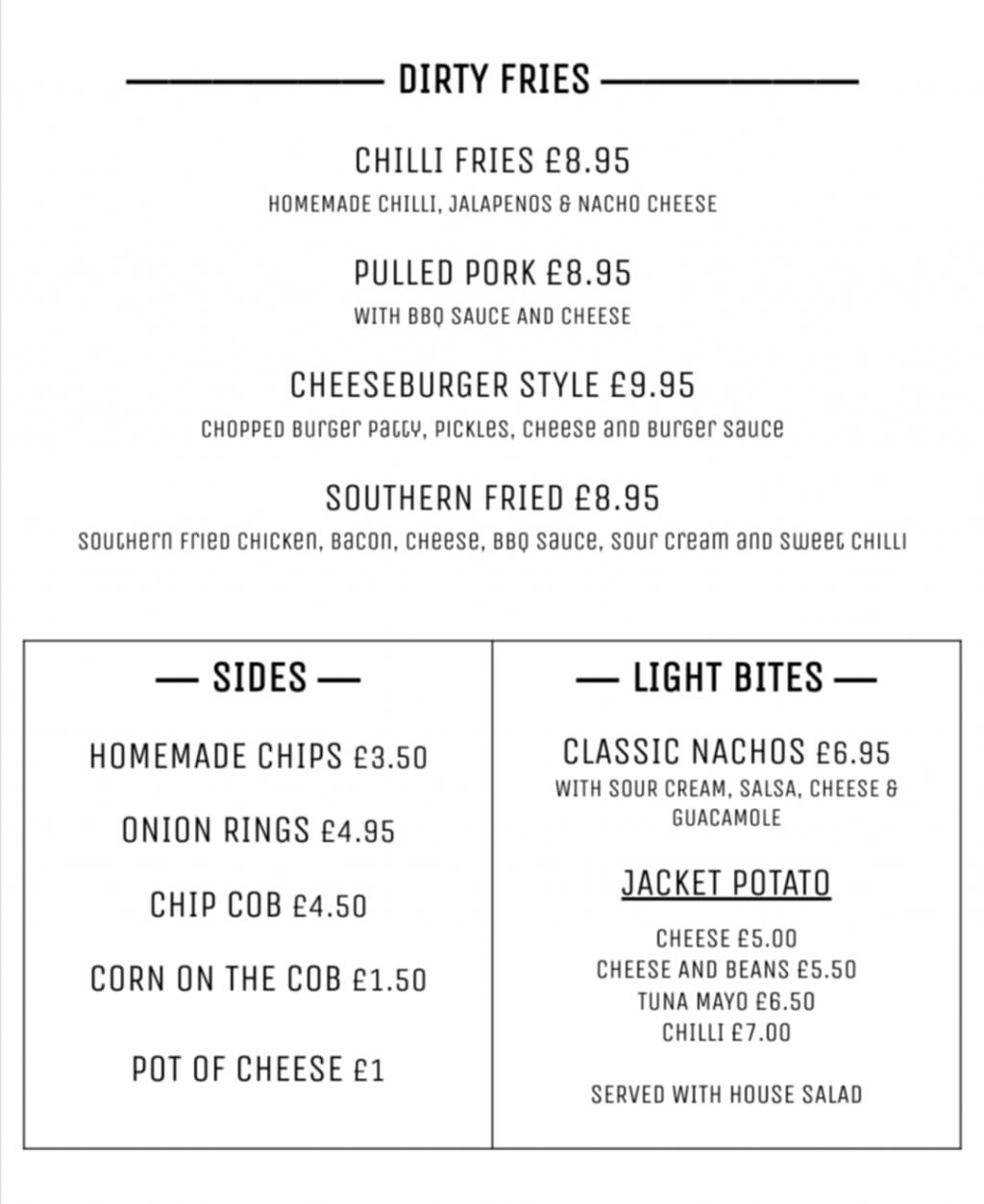 Menu – The Blue Bell Inn